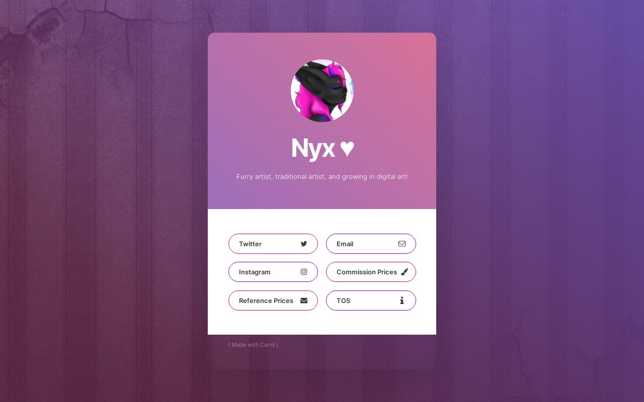 Nyx's Card
